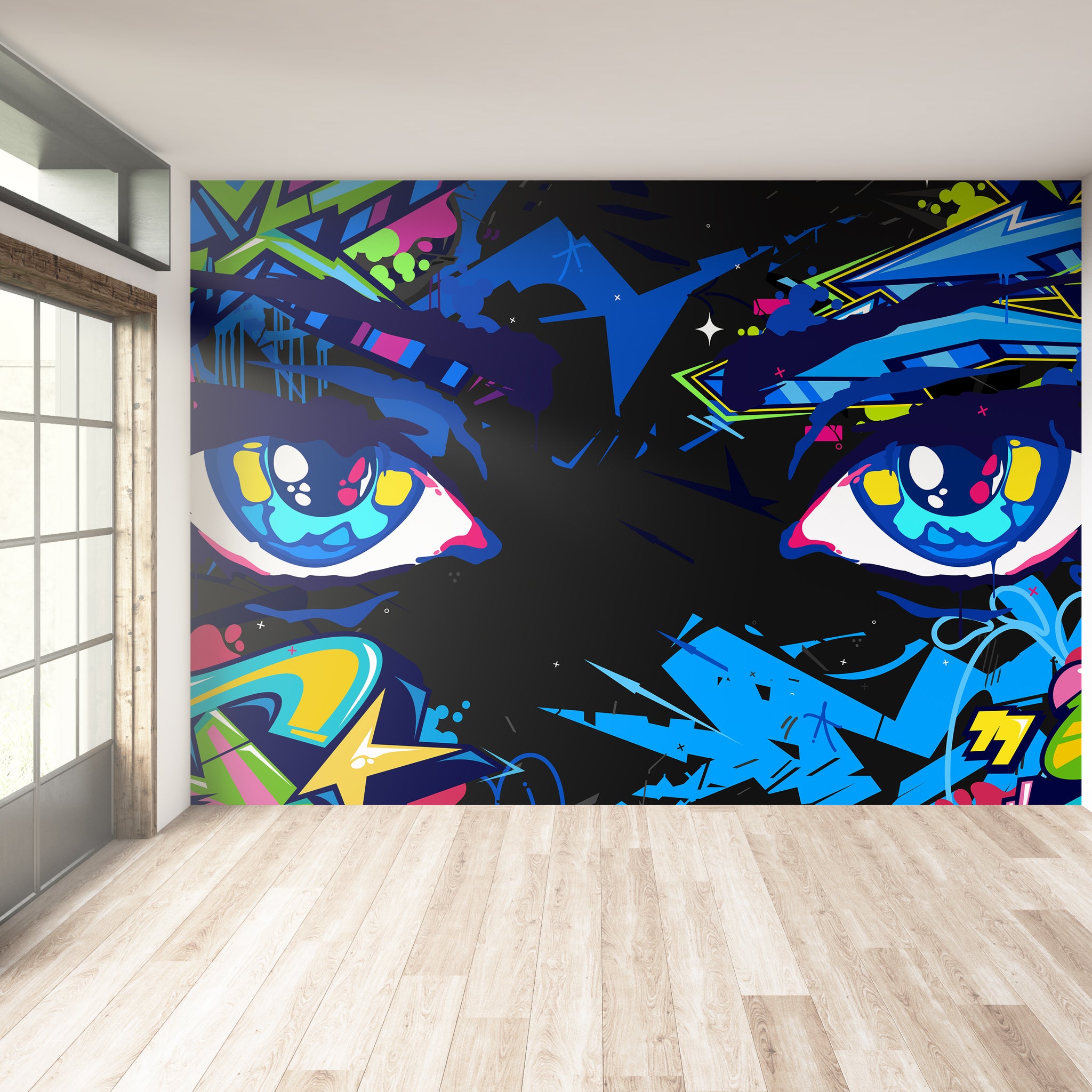 Electric Eyes Graffiti